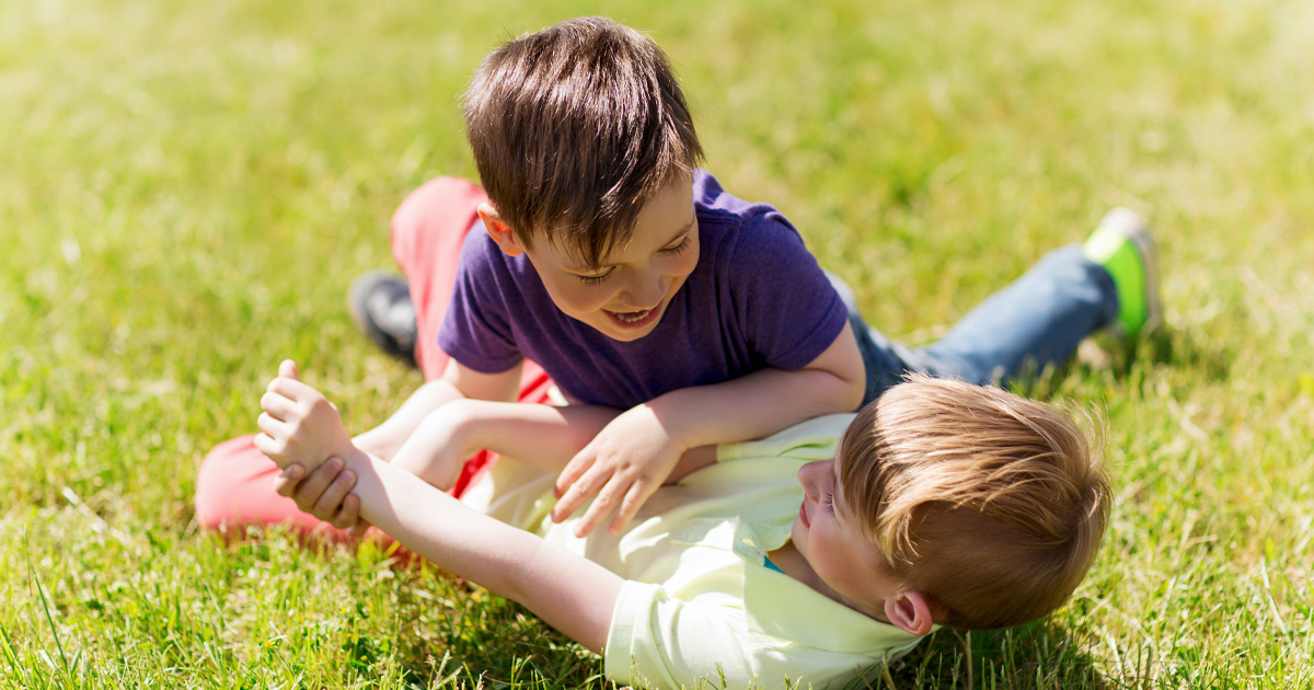 The difference between rough and tumble play and bullying